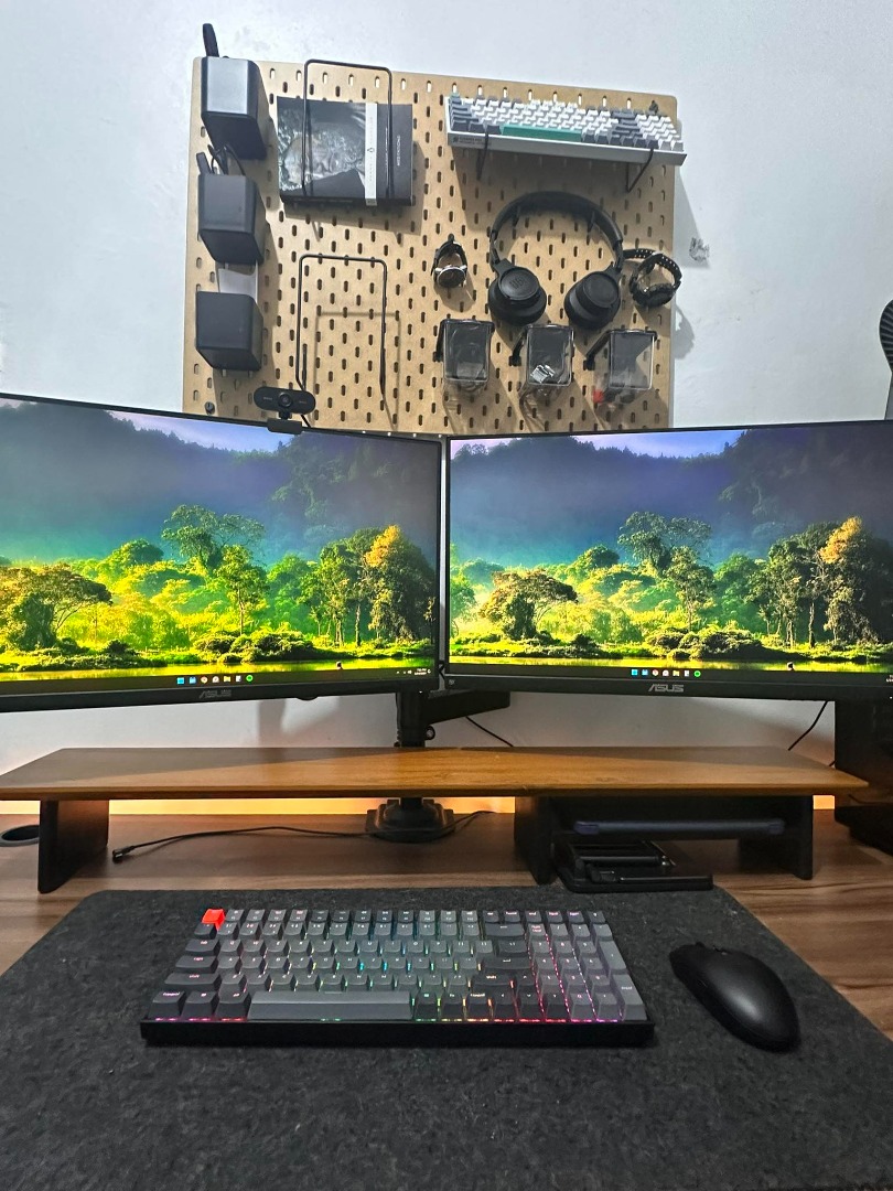 Wood Monitor Riser, Laptop riser, desktop riser w/ FREE mug coaster ...