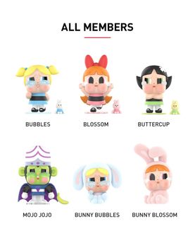 POPMART CRYBABY POWERPUFF GIRLS PRINCESS MORBUCKS SECRET CARTOON ...