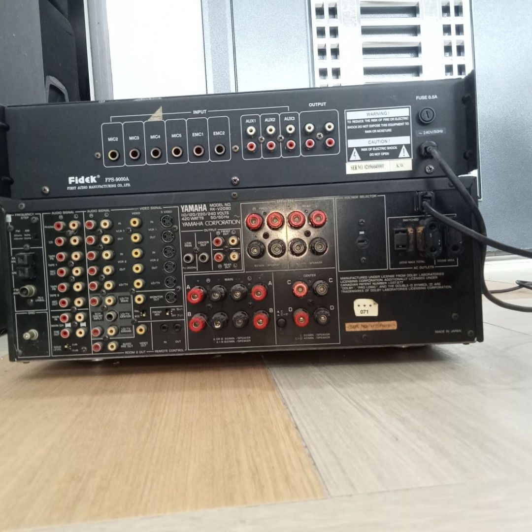 Yamaha amp and Fidek preamp, Audio, Soundbars, Speakers & Amplifiers on ...