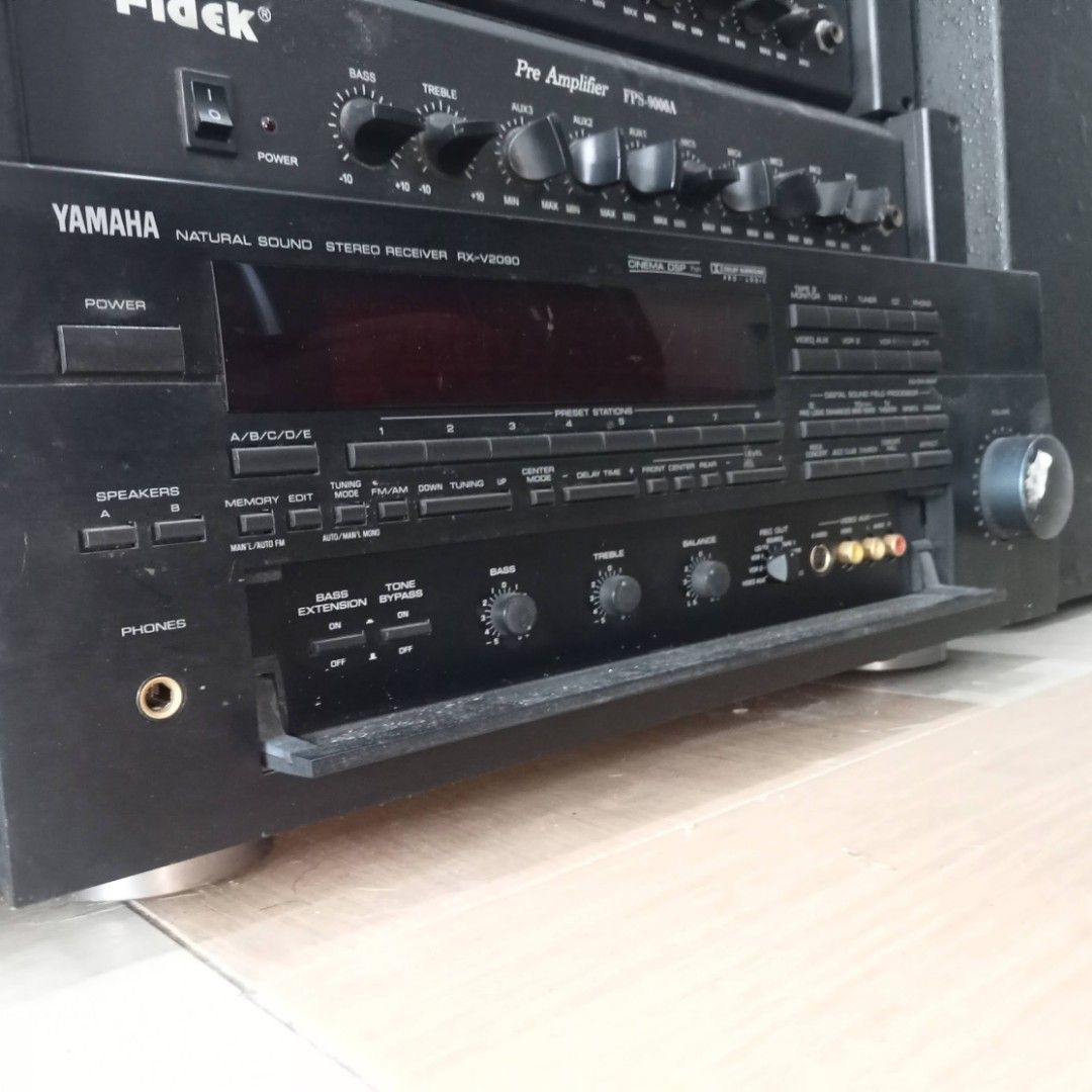 Yamaha amp and Fidek preamp, Audio, Soundbars, Speakers & Amplifiers on ...