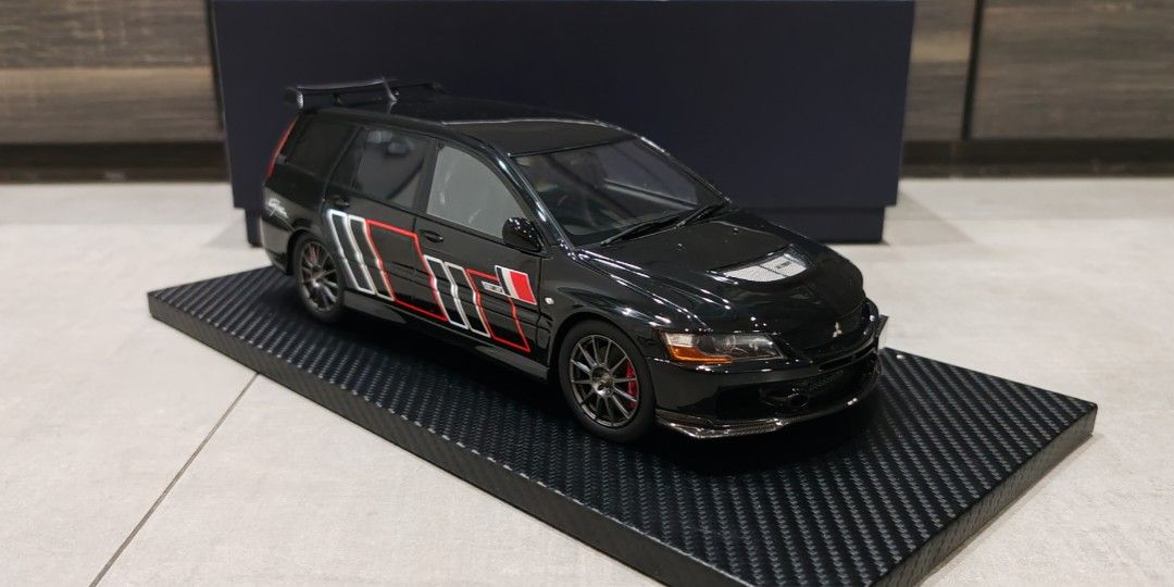 1/18 Realwin Mitsubishi Lancer Evolution 9 Ralliart Wagon CT9A (Black ...