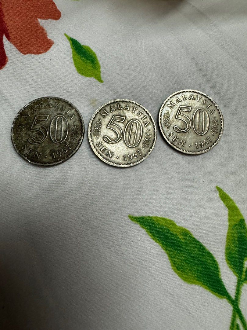 1967 Malaysian Ringgit 50 sen, Hobbies & Toys, Collectibles ...