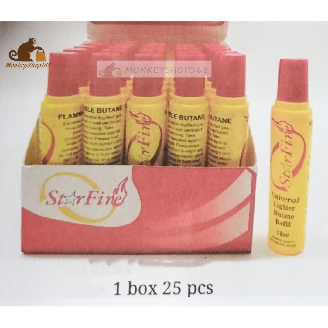 ( 25pcs ) 18ML GAS LIGHTER REFILL 1box / BUTANE REFILL ( SMALL ) Gas ...