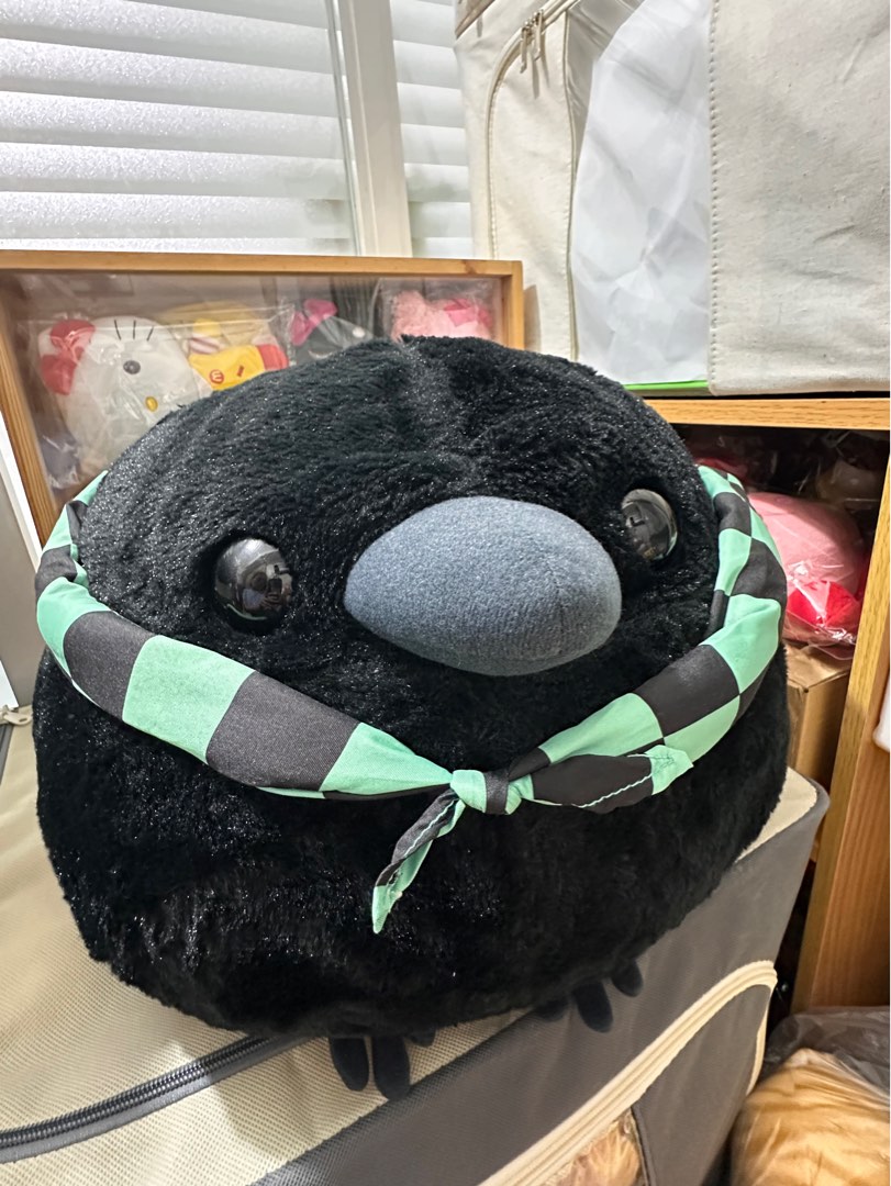 Amuse Amufun Fuku Fuku Demon Slayer Tanjiro Delivery Crow / Messenger ...