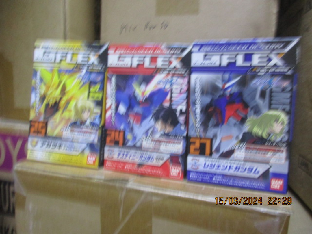 Bandai 萬代 機動戰士高達特種 命運Gundam GFlex Final Phase系列 No.24 命運高達 Destiny Gundam, No 25 Akatsuki Gundam ...