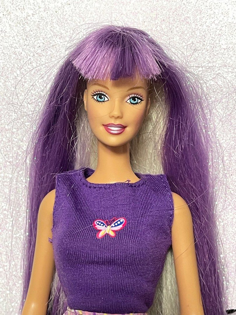 Barbie jam N glam/ look curvy articulated/ made to move/ rerooted ...