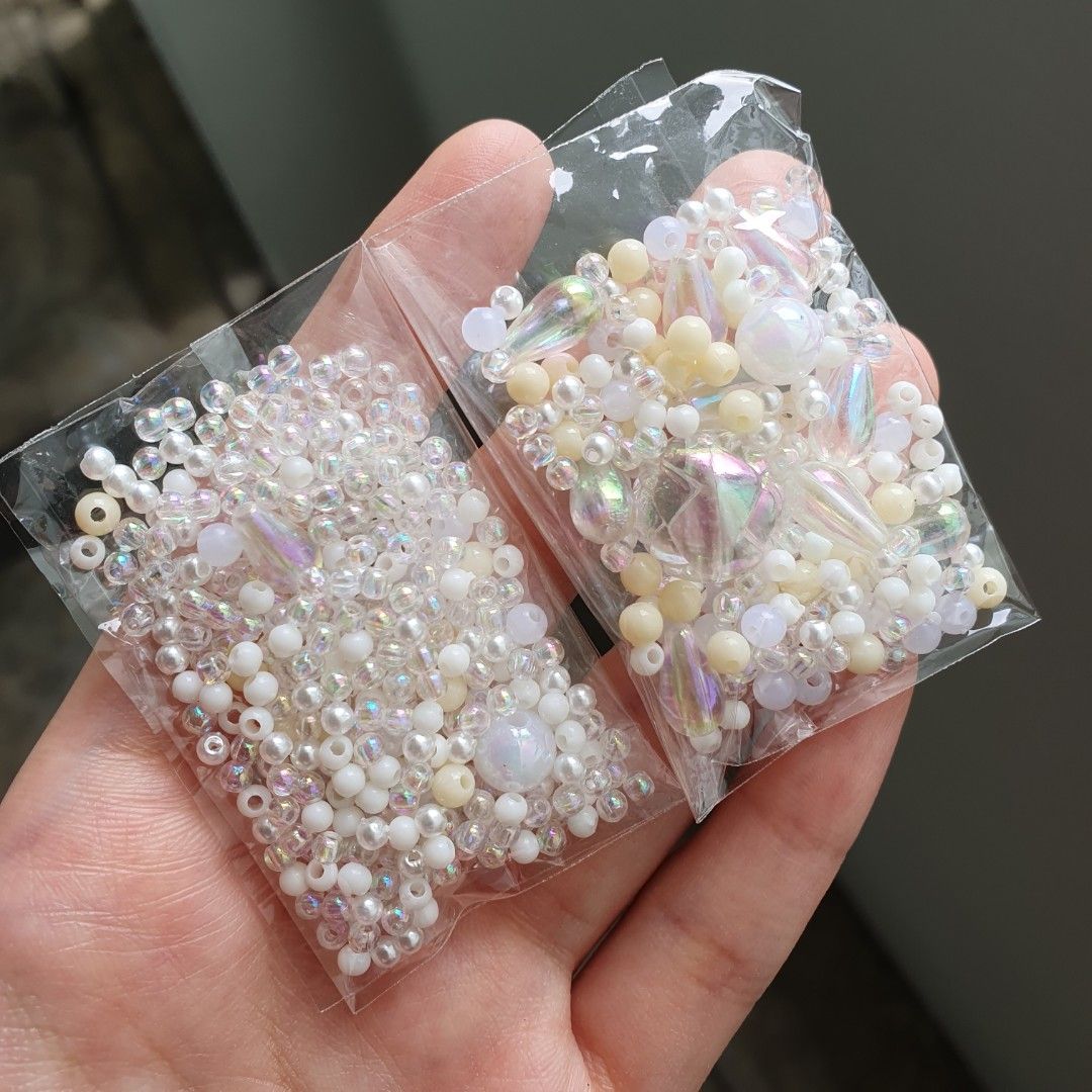 bead soup mix!! assorted acrylic gold diy purple earth neutral blue ...