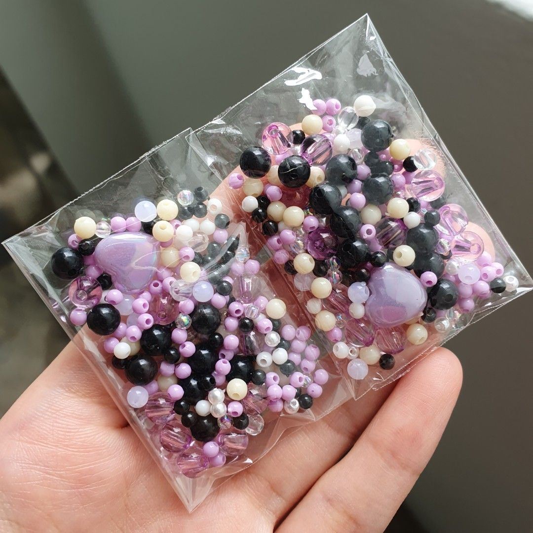 bead soup mix!! assorted acrylic gold diy purple earth neutral blue ...