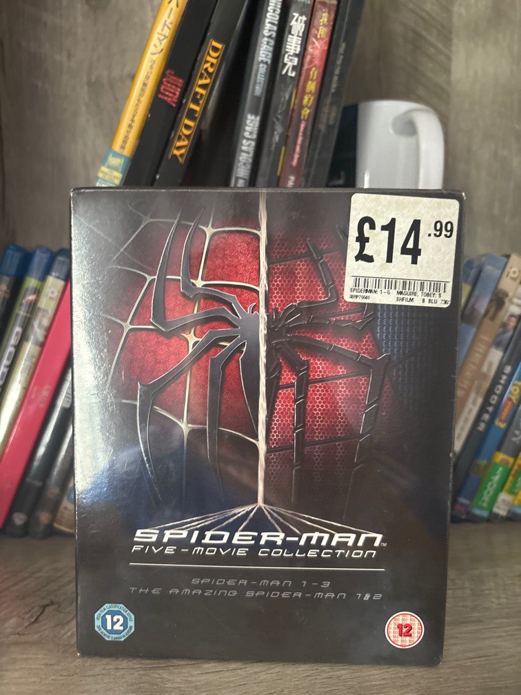 Blu Ray 英版spiderMan 5碟版, 興趣及遊戲, 音樂、樂器 & 配件, 音樂與媒體 - CD 及 DVD - Carousell