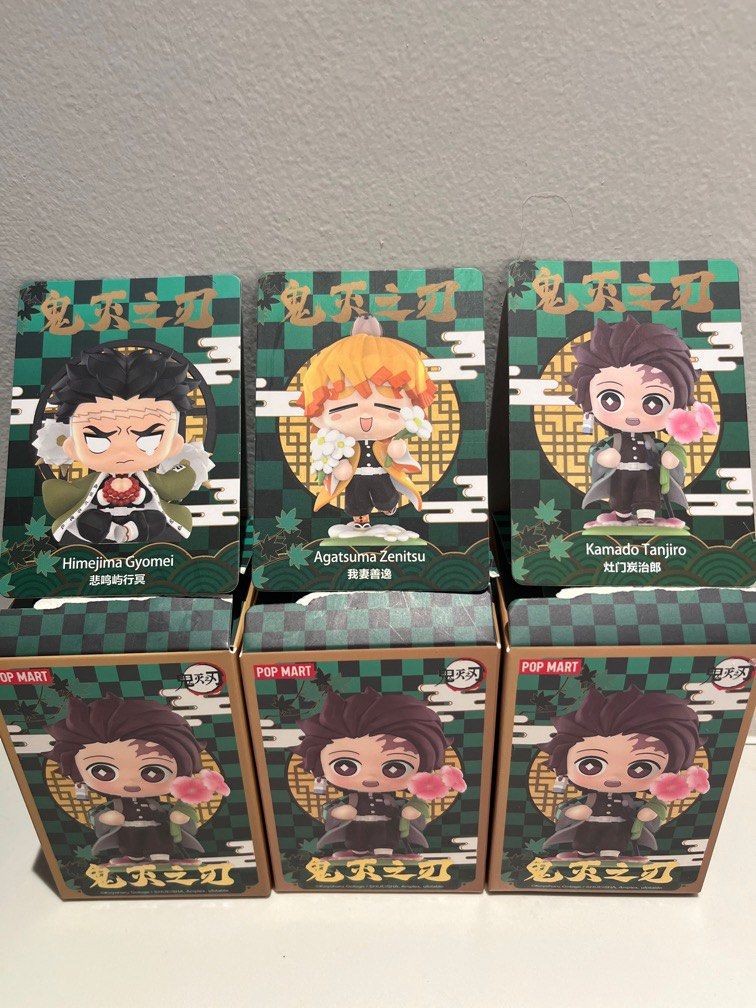 BNIF Popmart Demon Slayer - Tanjiro/Zenitsu/Gyomei, Hobbies & Toys ...