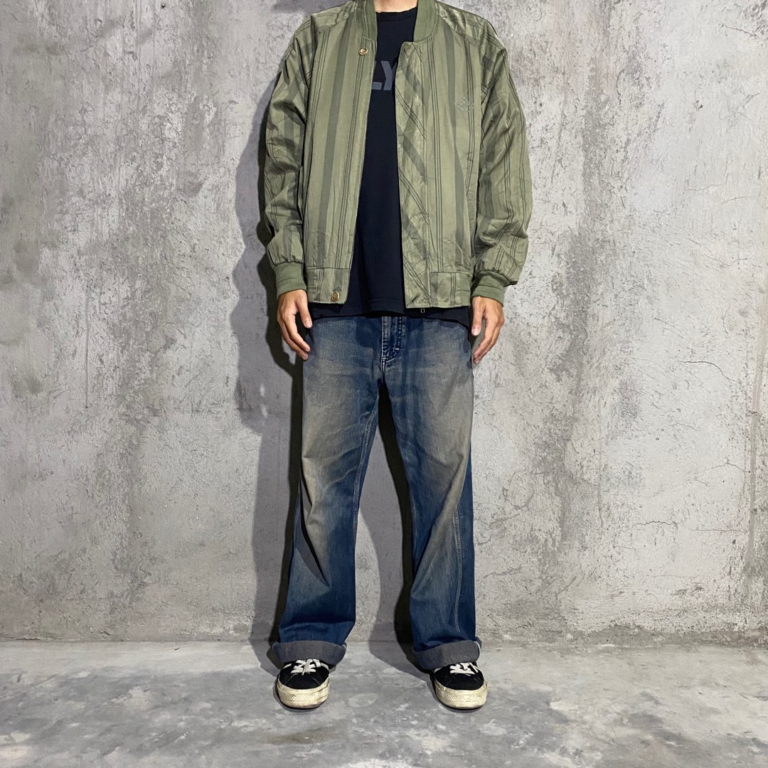 BOMBER PATTERN JACKET BY WOL DUCK, Fesyen Pria, Pakaian , Baju Luaran ...