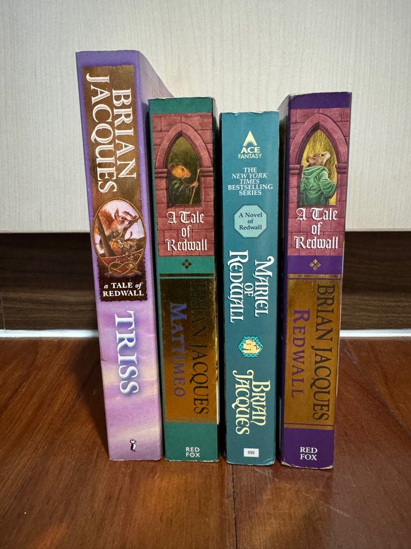 Brian Jacques books (selling as a set), Hobbies & Toys, Books ...