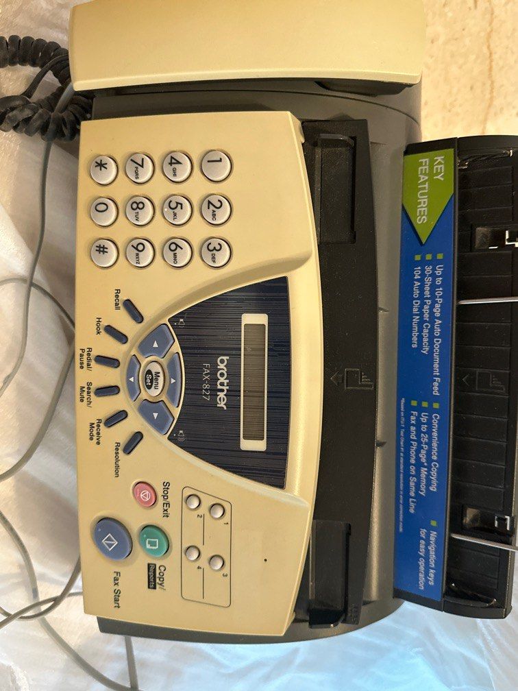 Brother fax machine, Hobbies & Toys, Memorabilia & Collectibles ...
