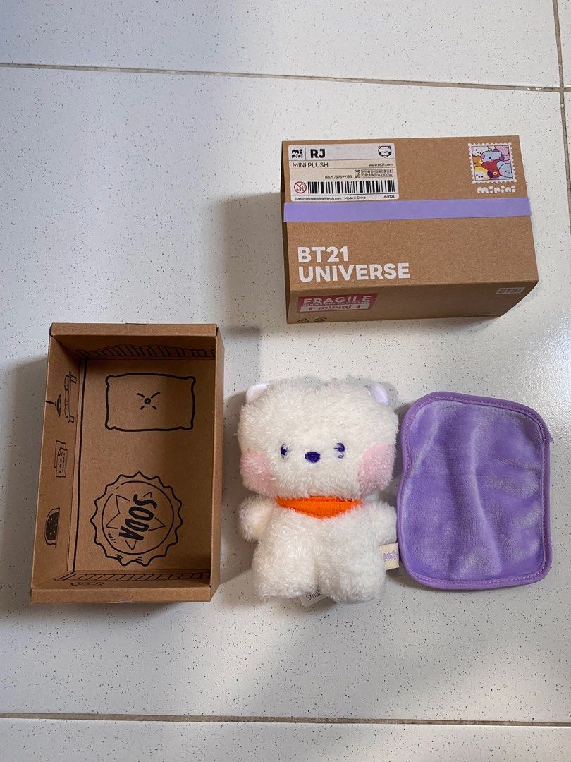 BT21 RJ minini Plush Doll House Parcel, Hobbies & Toys, Toys & Games on ...