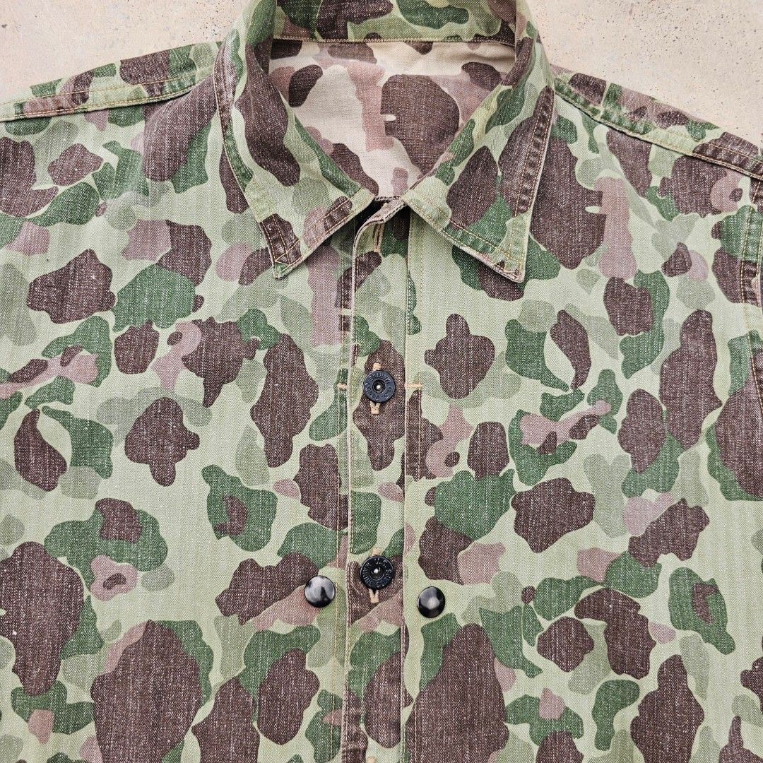 frogskin camouflage us army p44 hbt Buzz rickson's rickson not sakmir ...