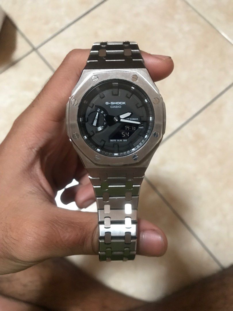 Casio Gshock GA 2100 Mod royal oak AP, Fesyen Pria, Jam Tangan di Carousell