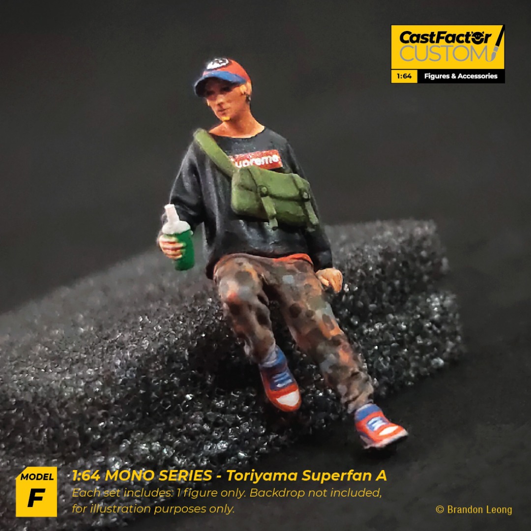 Cast Factor 1:64 Mono Series - Toriyama Superfan A (Model F), Hobbies ...