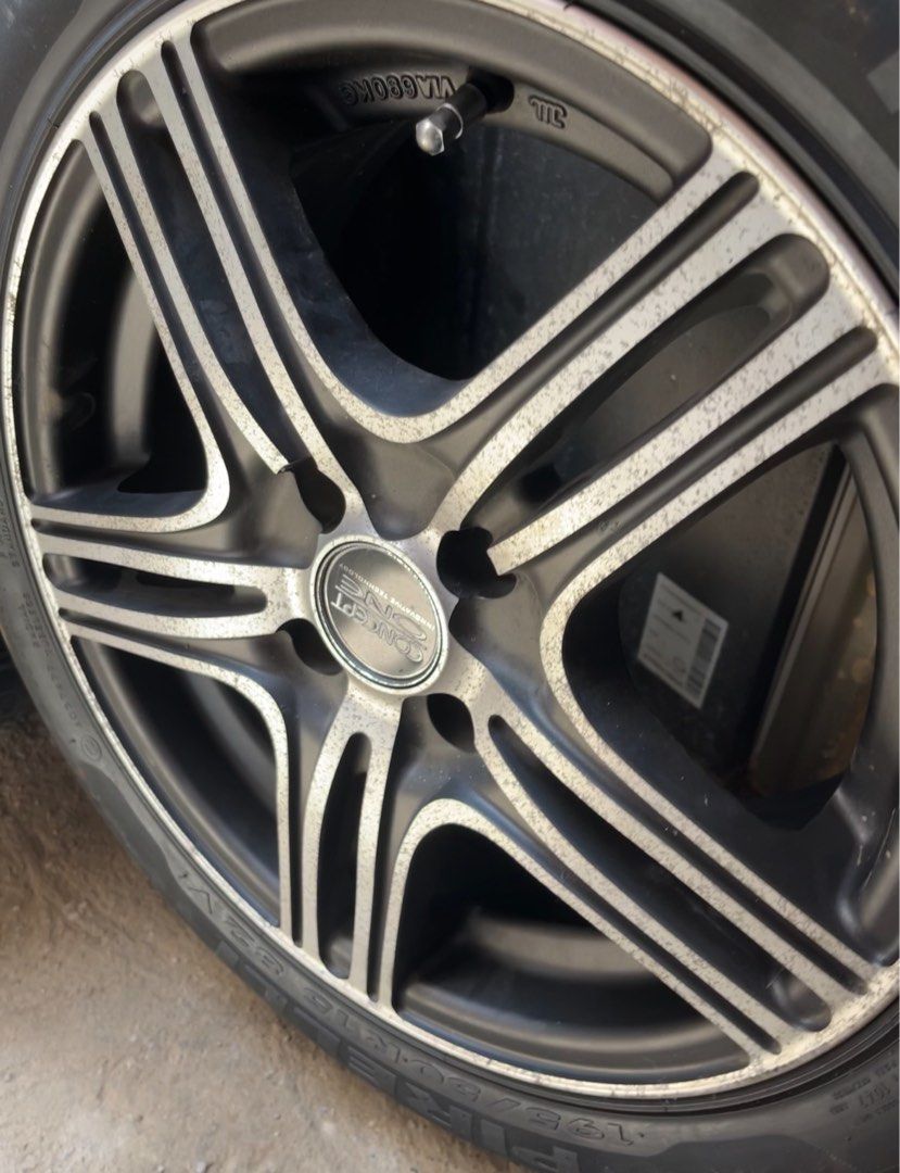 Concept One Stock Mags & Tire for Vios 15 inches, Car Parts ...