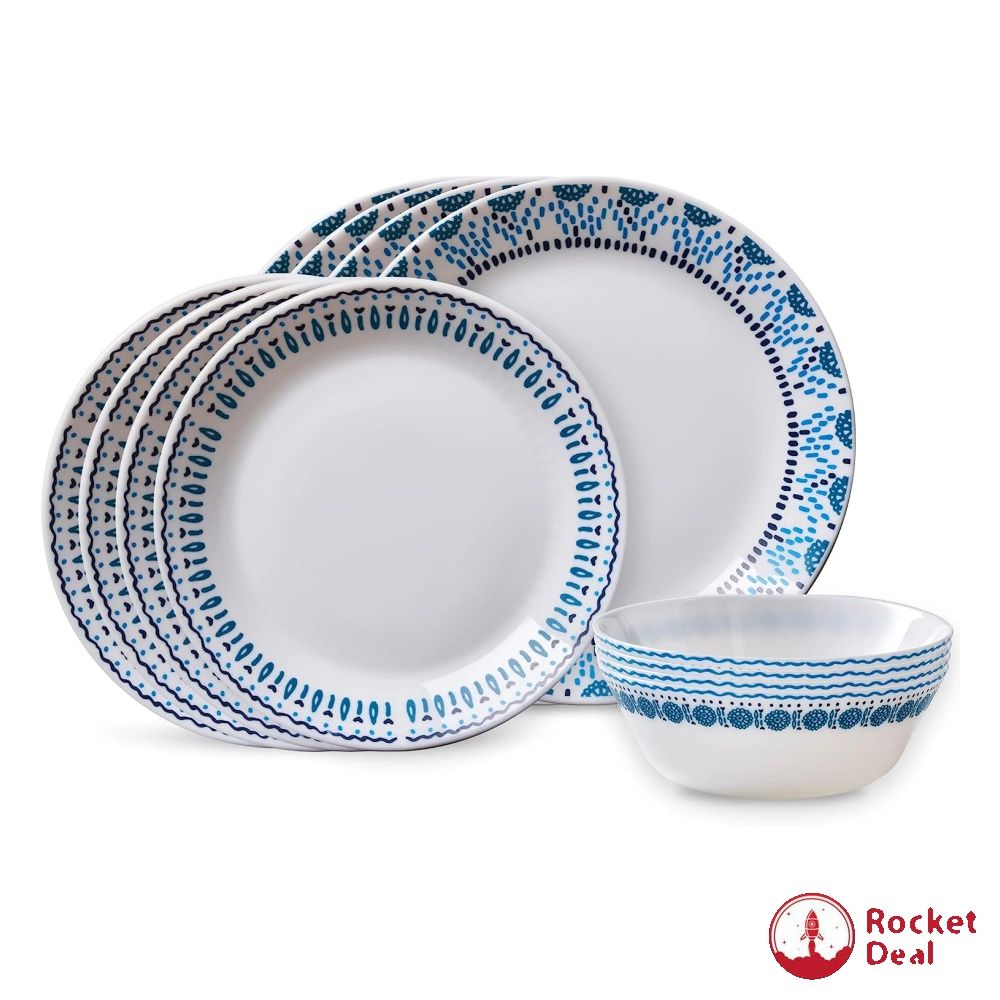 Corelle Everyday Expressions 12-Pc Dinnerware Set, Service for 4 ...