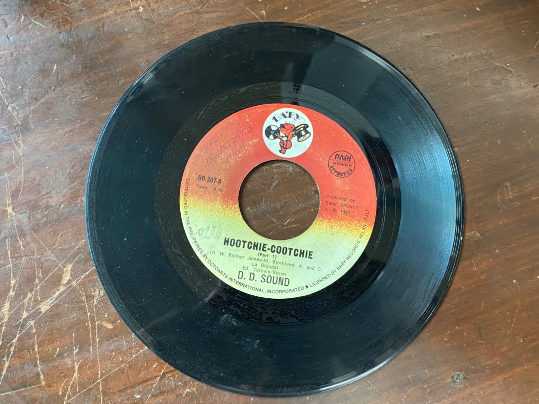 D. D. Sound - Hootchie - Cootchie - Philippine Original Vinyl Plaka 45 ...