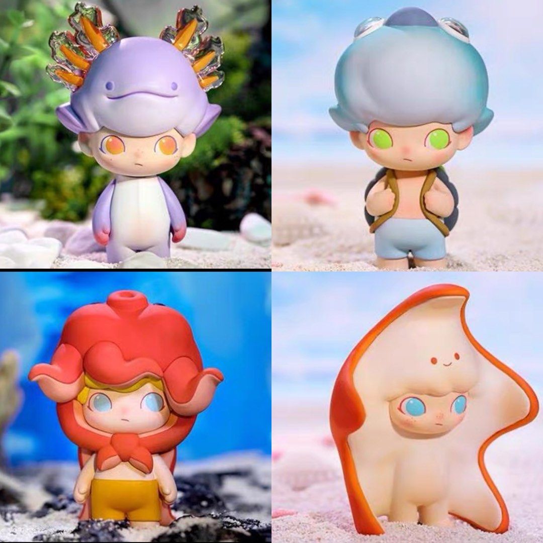 DIMOO AQUARIUM SERIES POPMART / FULL SET / SINGLE BLIND BOX / ABLE TO ...