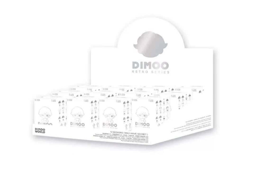 DIMOO RETRO SERIES POPMART /FULL SET / SINGLE BLIND BOX / ABLE TO ...