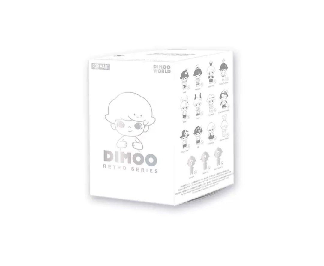 DIMOO RETRO SERIES POPMART /FULL SET / SINGLE BLIND BOX / ABLE TO ...
