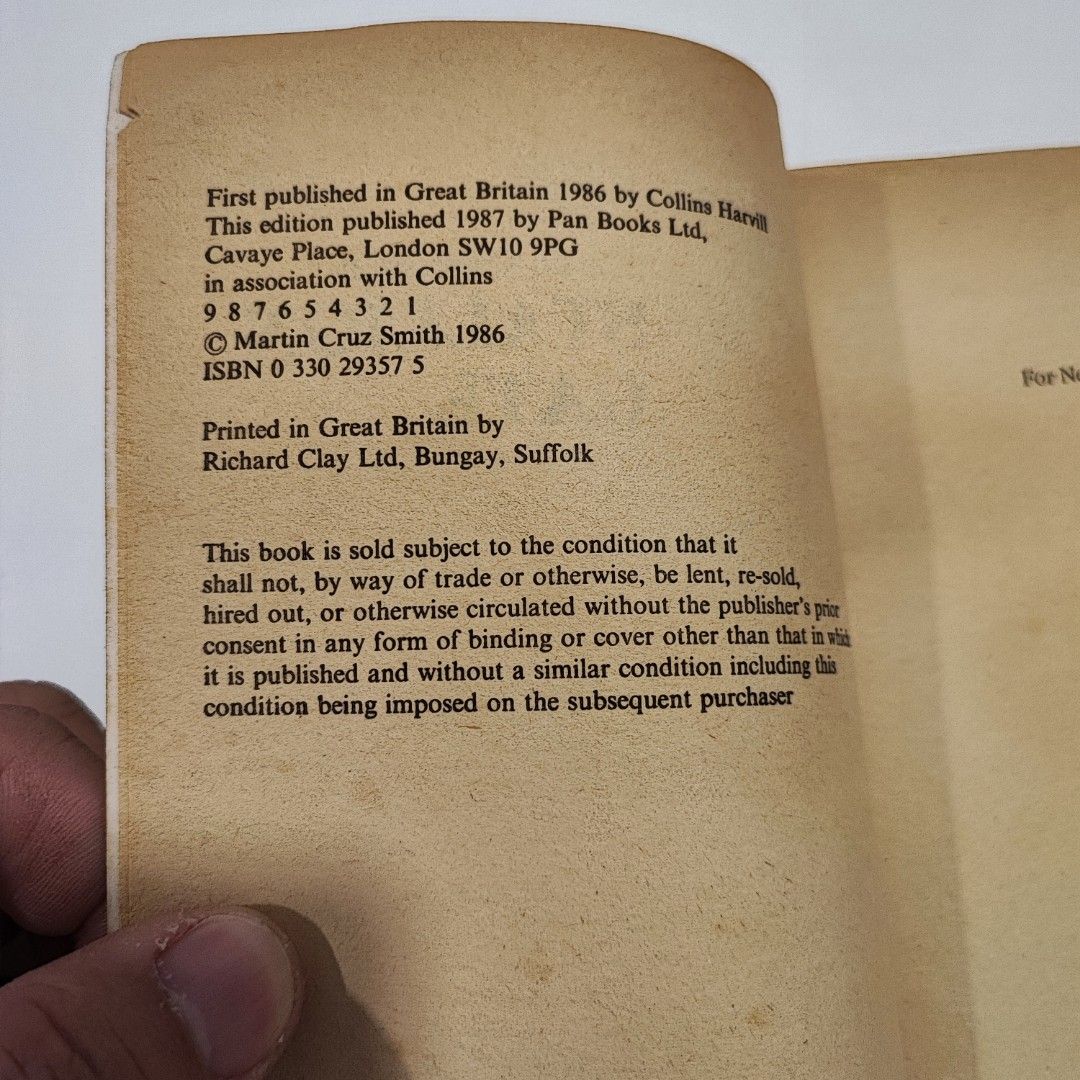 (ENG) Martin Cruz Smith - Stallion Gate, Hobbies & Toys, Books ...