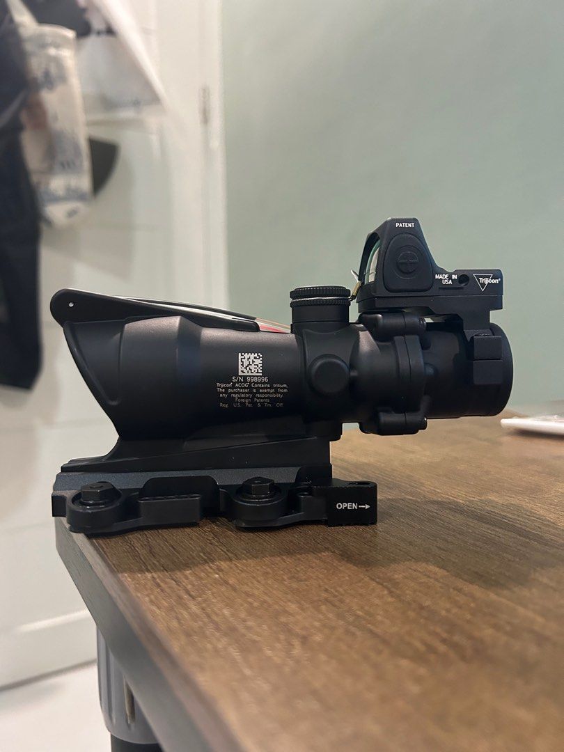 Evolution Gear TA31 ACOG & RMR combo w/ LaRue QD mount, Sports ...