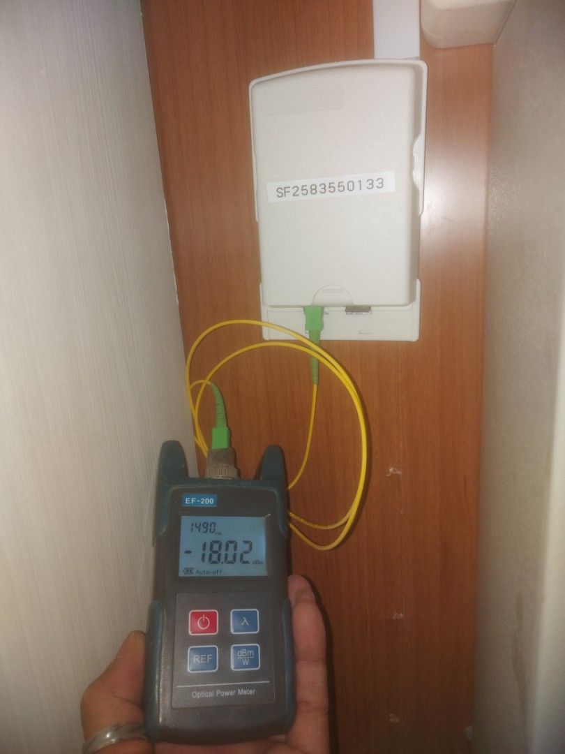 Fibre optic cable point Relocation & New installation / Data point ...