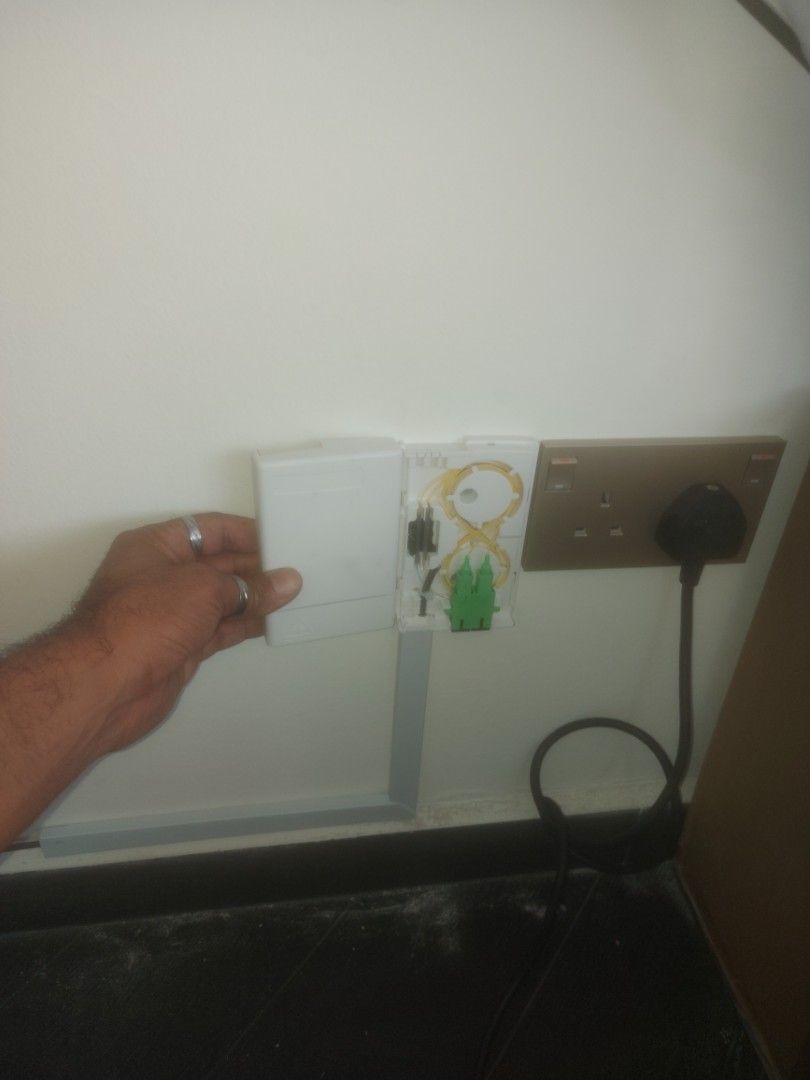 Fibre optic cable point Relocation & New installation / Data point ...