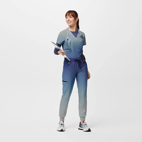 FIGS Limited Edition Ombre Ocean Mist, Women's Fashion, Dresses & Sets ...