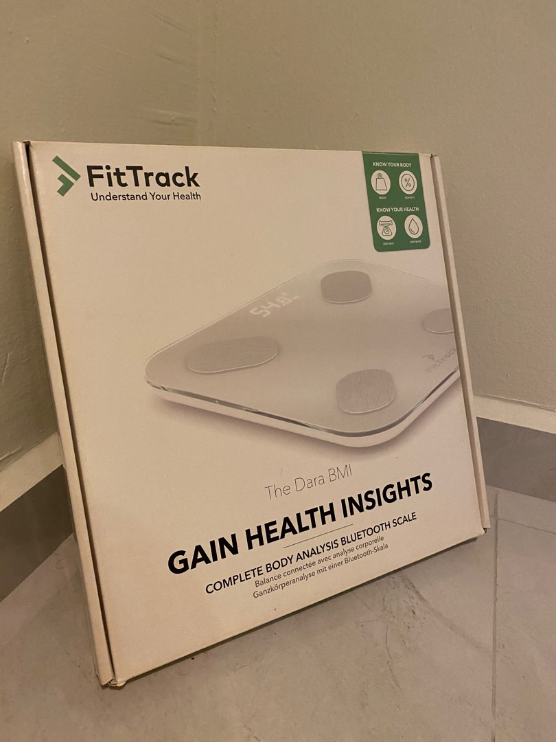 FitTrack weighing scale. Bluetooth scale., Health & Nutrition, Health ...