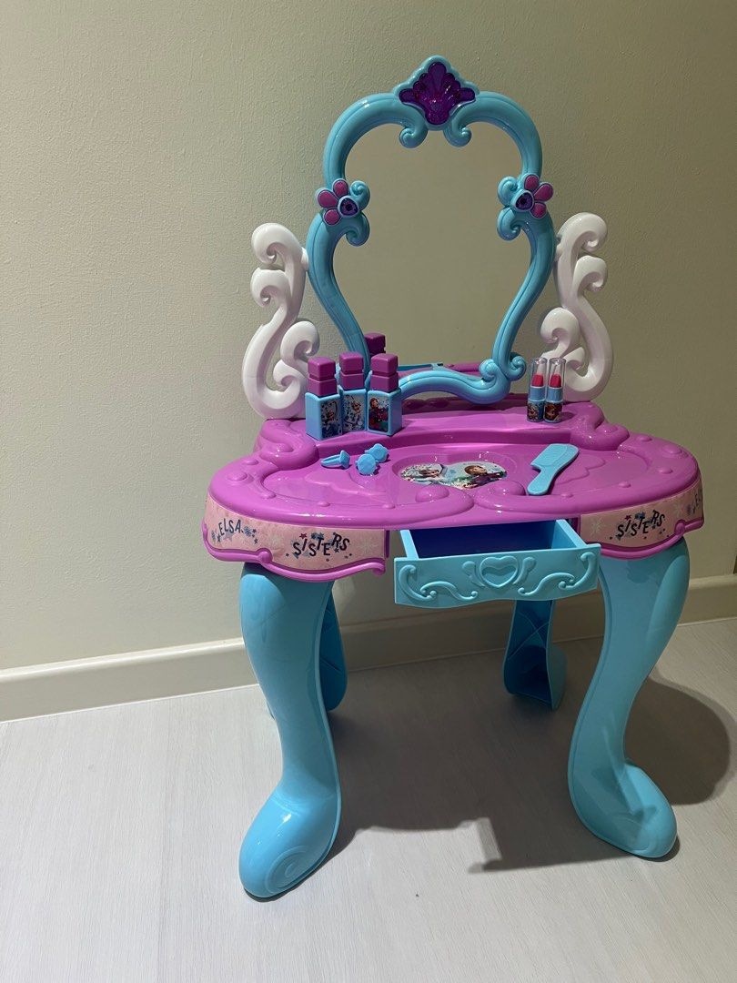 Frozen Elsa Anna Dressing Table Authentic, Hobbies & Toys, Toys & Games ...