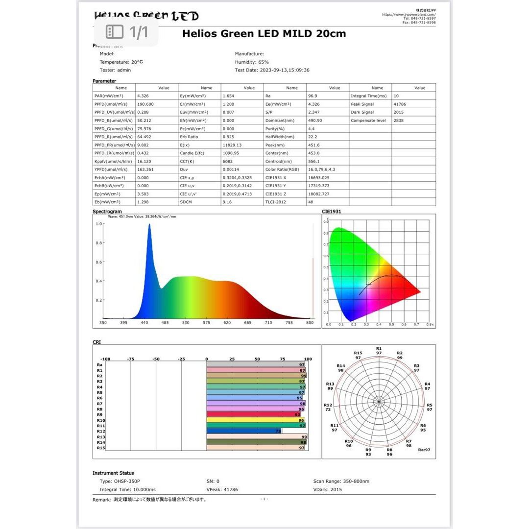 Helios Green LED MILD HG10「全光譜」太陽燈, 傢俬＆家居, 園藝, 園藝工具和裝飾品 - Carousell
