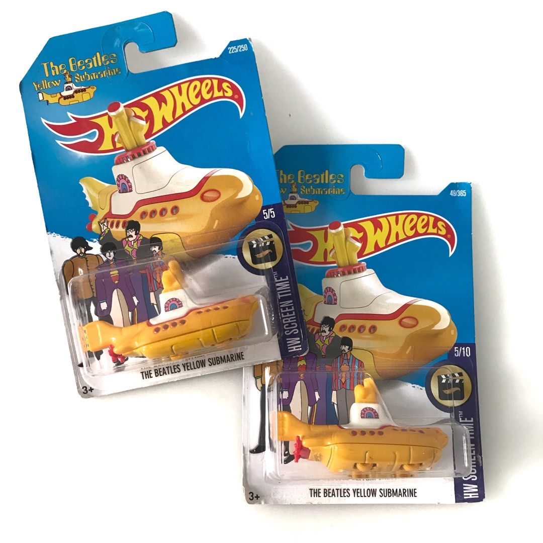Hot Wheels beatles X Hot Weels Yellow Submarine Limited Series Brand ...