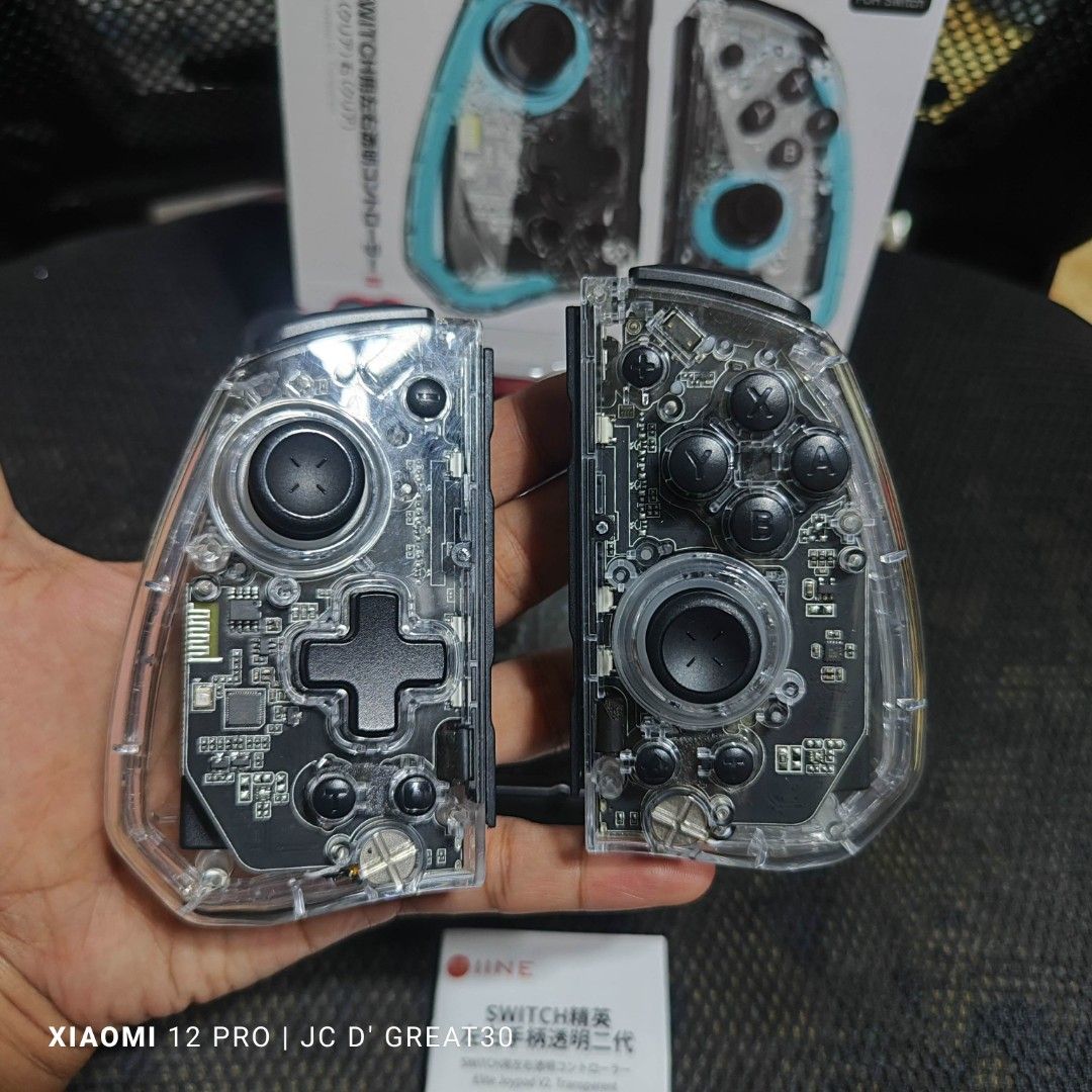 Iine Nintendo Switch Elite Joypad with Light Blue, Video Gaming, Gaming ...