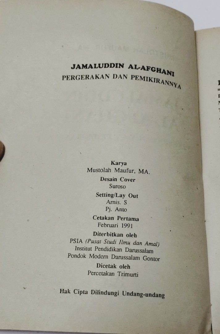 Jamaluddin Al-Afghani: Pergerakan dan Pemikirannya, Hobbies & Toys ...