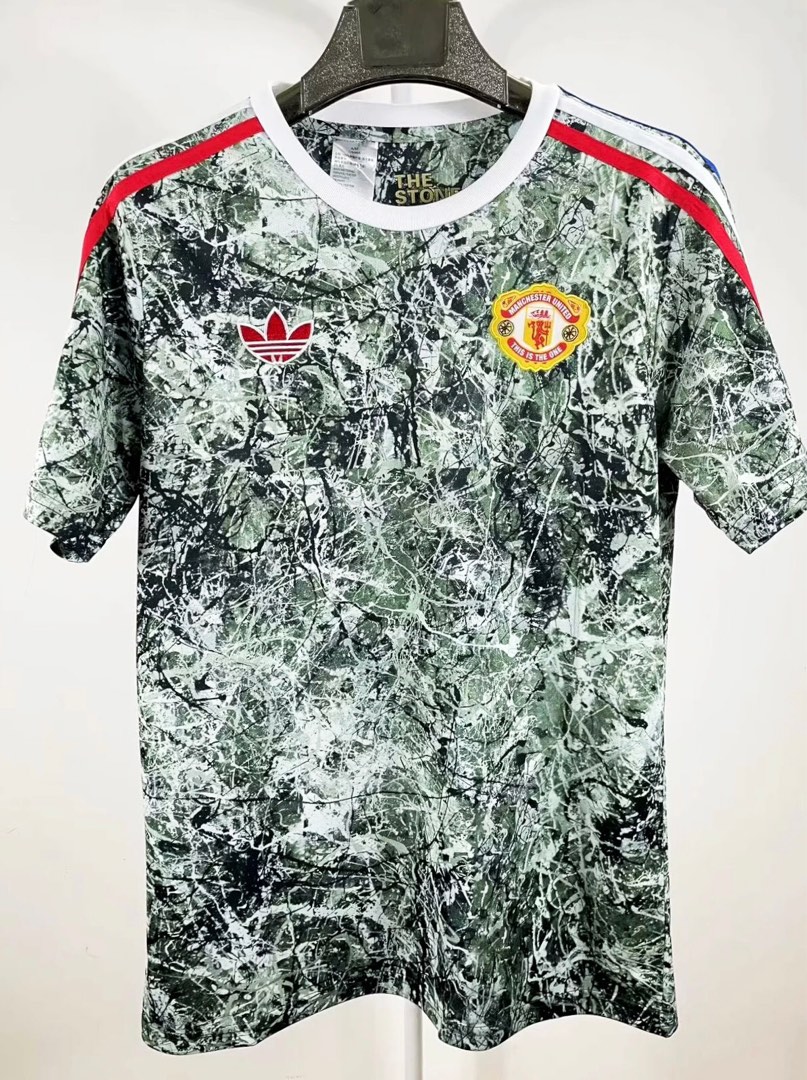 JERSI MANCHESTER UNITED X STONE ROSES 2024, Men's Fashion, Activewear ...