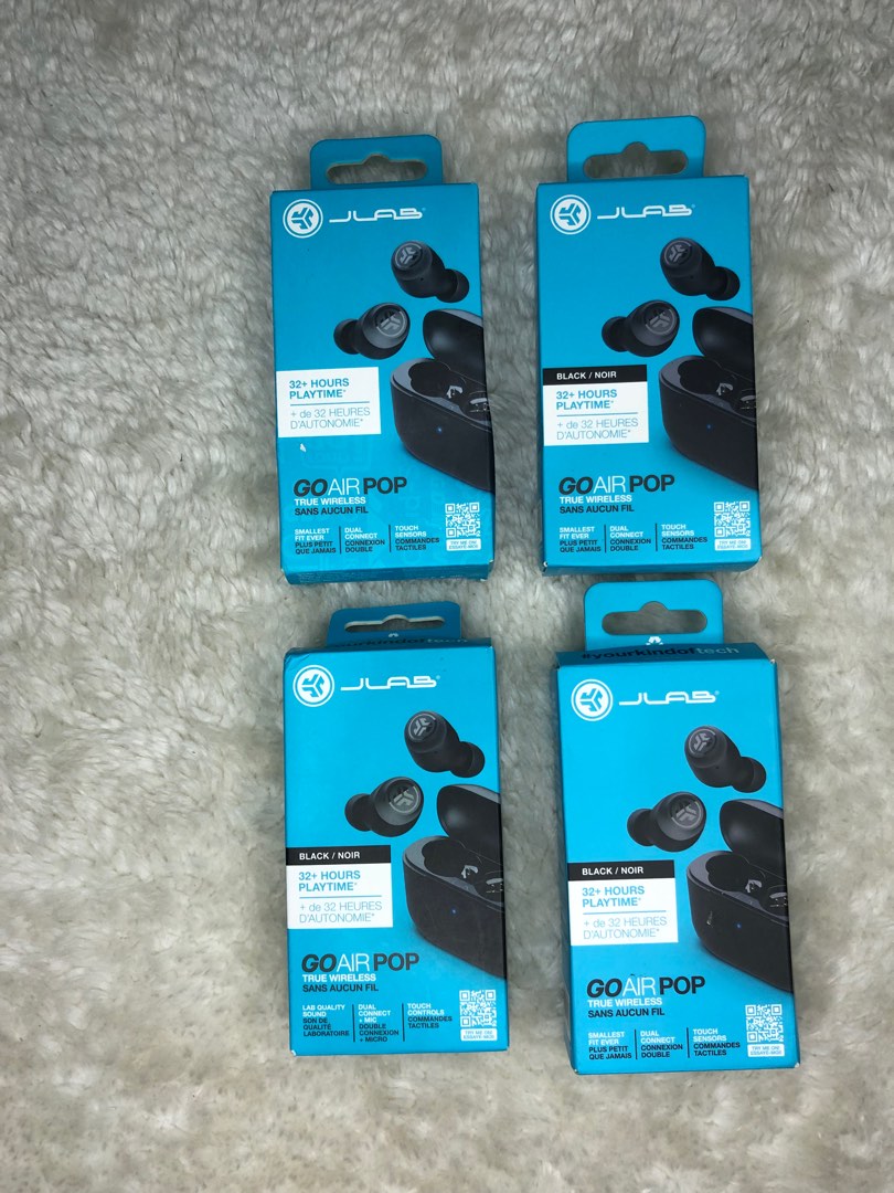 JLAB GO AIR POP TRUE WIRELESS EARBUDS, Audio, Headphones & Headsets on ...