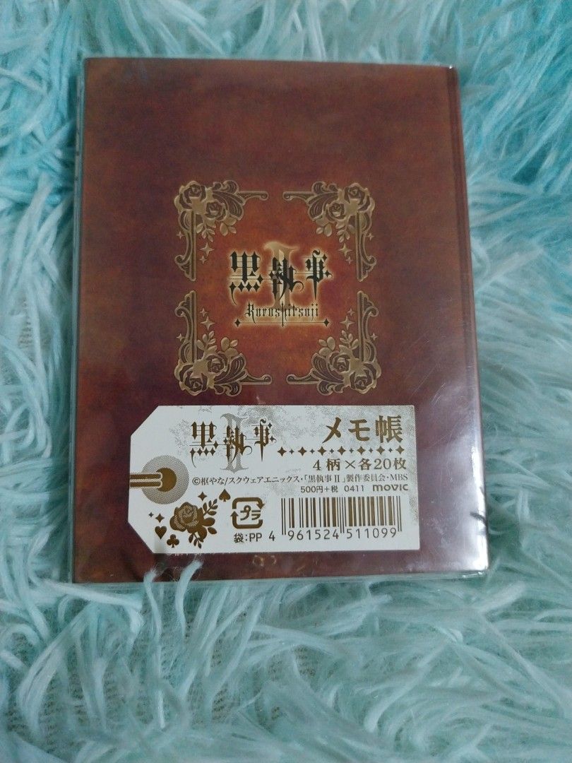 Kuroshitsuji anime Black butler notepad, Hobbies & Toys, Collectibles ...