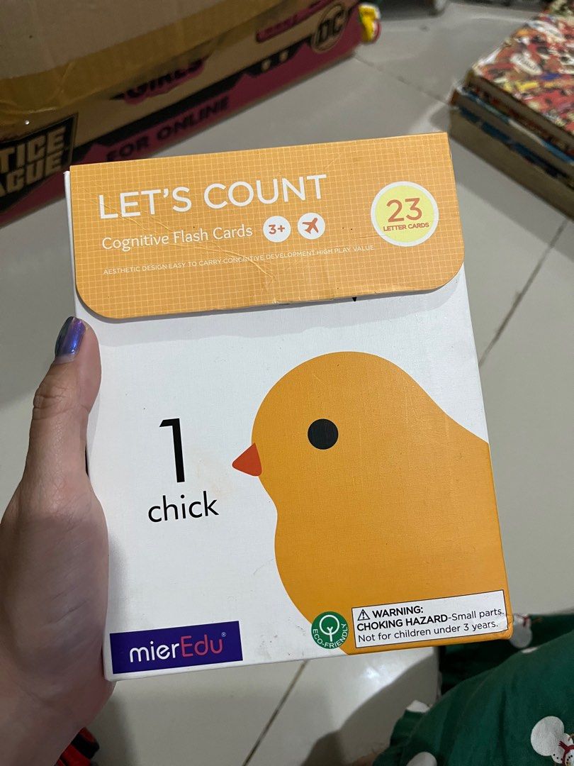 Lets Count - flash card, Bayi & Anak, Mainan & Baby Walker di Carousell