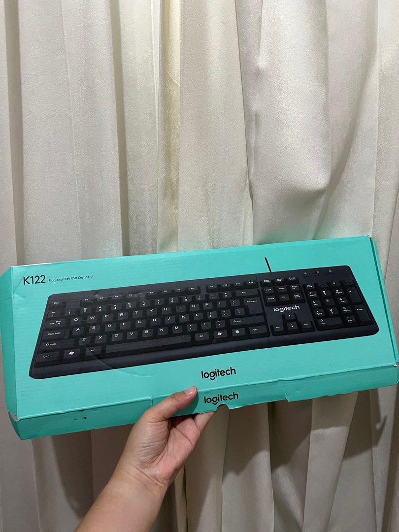 Logitech Wired Keyboard, Elektronik, Bagian Komputer & Aksesoris di ...