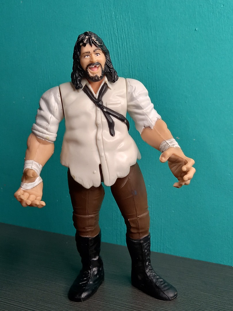 "Mankind Mick Foley" Vintage 1998 Jakks Pacific Titan Sports WWF Figure ...