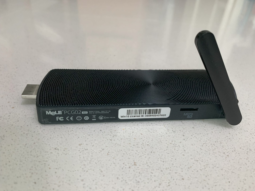 MeLE PCG02 GLE Fanless PC Stick - J4125, 8GB RAM, 128GB SSD, Ethernet ...