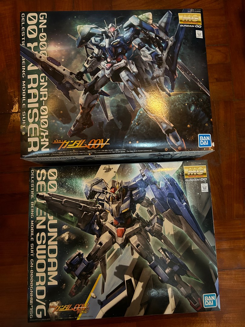 Mg 1/100 OO gundam 00 gundam raiser double o, 興趣及遊戲, 玩具 & 遊戲類 - Carousell