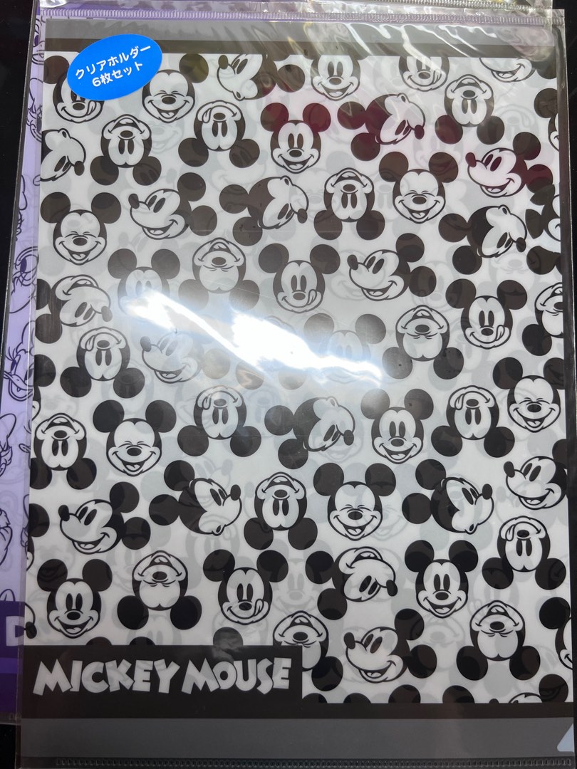 Mickey Mouse file 文件夾, 興趣及遊戲, 手作＆自家設計, 文具 - Carousell