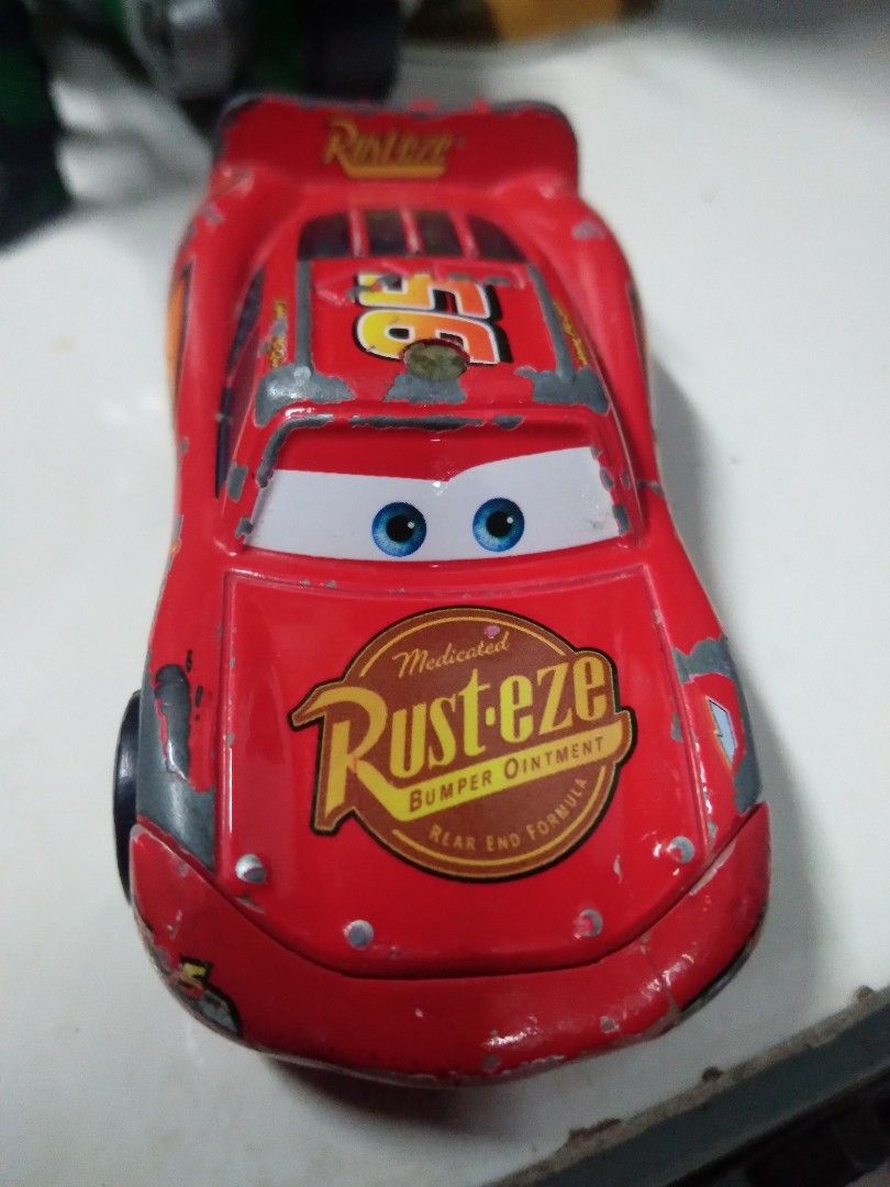 mobil cars rusteze rust eze mobilan mainan merah koleksi film disney ...