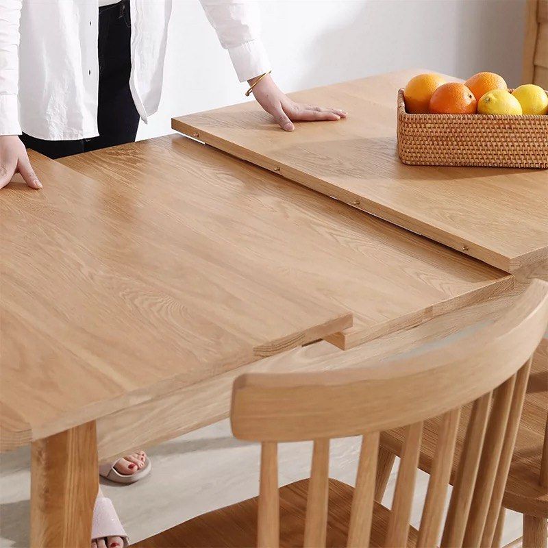 Muji Style Extendable Dining Table, Furniture & Home Living, Furniture ...