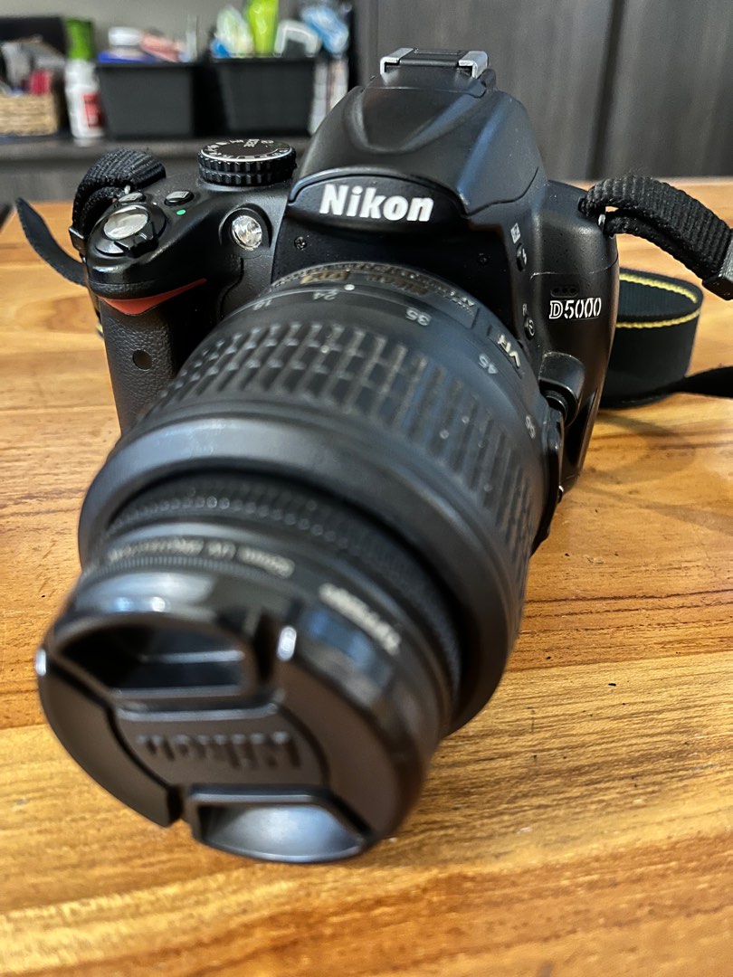 Nikon d5000 dslr with 2 lenses, Photography, Cameras on Carousell